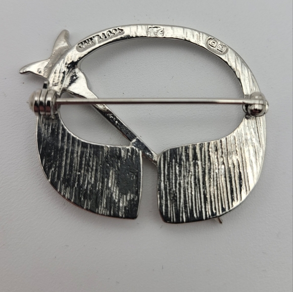 Vintage | Jewelry | Vintage Silvertone Celtic Scottish Tara Brooch ...